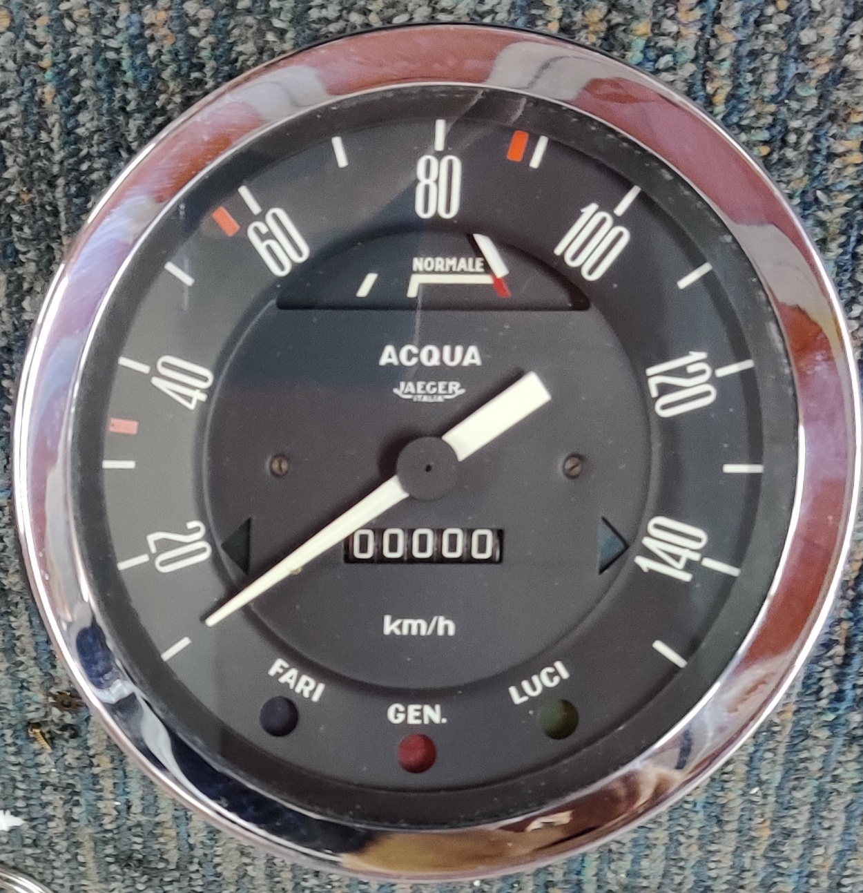 Cuentakm. Velocímetro Mini Morris 140 km/h